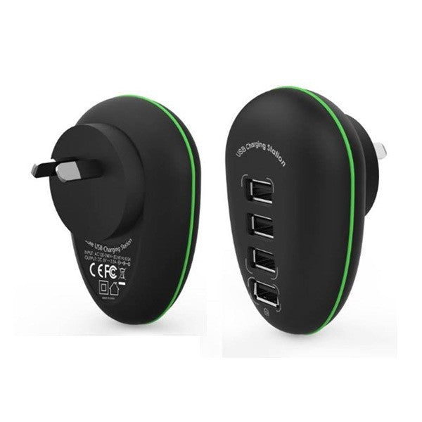 Buy Portable 4 Port USB Charge Station with a 2.4A Fast-charging Port ...