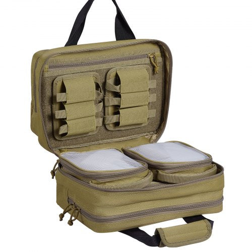 Buy Range Bag for 2 Pistols Tactical Gun Bag 2 Built-in Pistol Bags ...