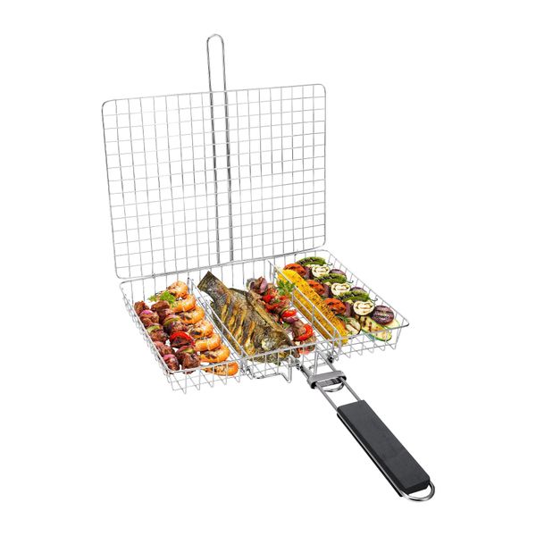 Buy Stainless Steel Bbq Grill Grate Grid Wire Mesh Rack Basket - MyDeal ...
