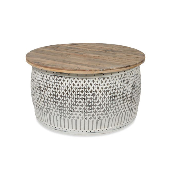 Buy Timeless Elegance Artisan Crafted Round Coffee Table - MyDeal Australia