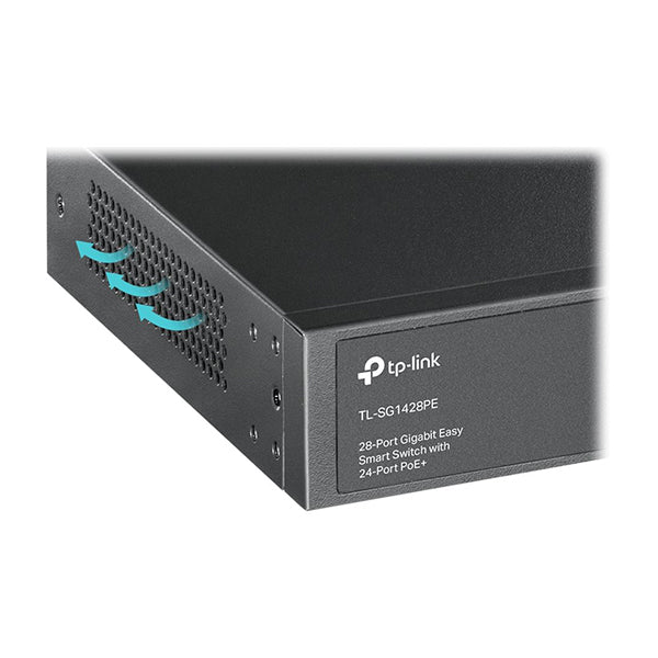 Buy TP Link 28 Port Gigabit Easy Smart Switch Gbe 24 Poe Plus 24 ...