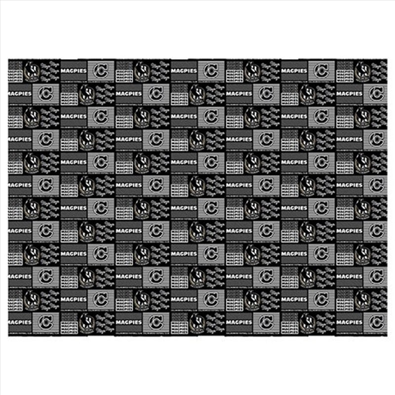 Buy AFL: Collingwood - Wrapping Paper - MyDeal Australia