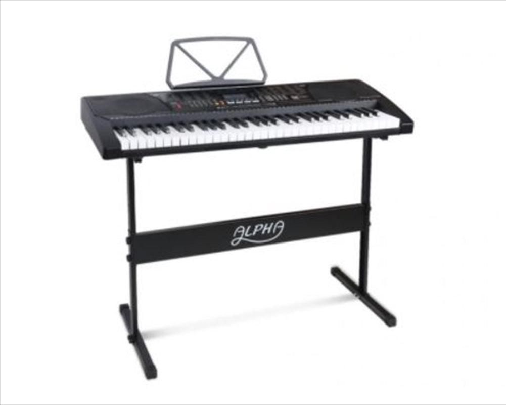 Buy Alpha 61 Key Lighted Electronic Piano Keyboard - MyDeal Australia