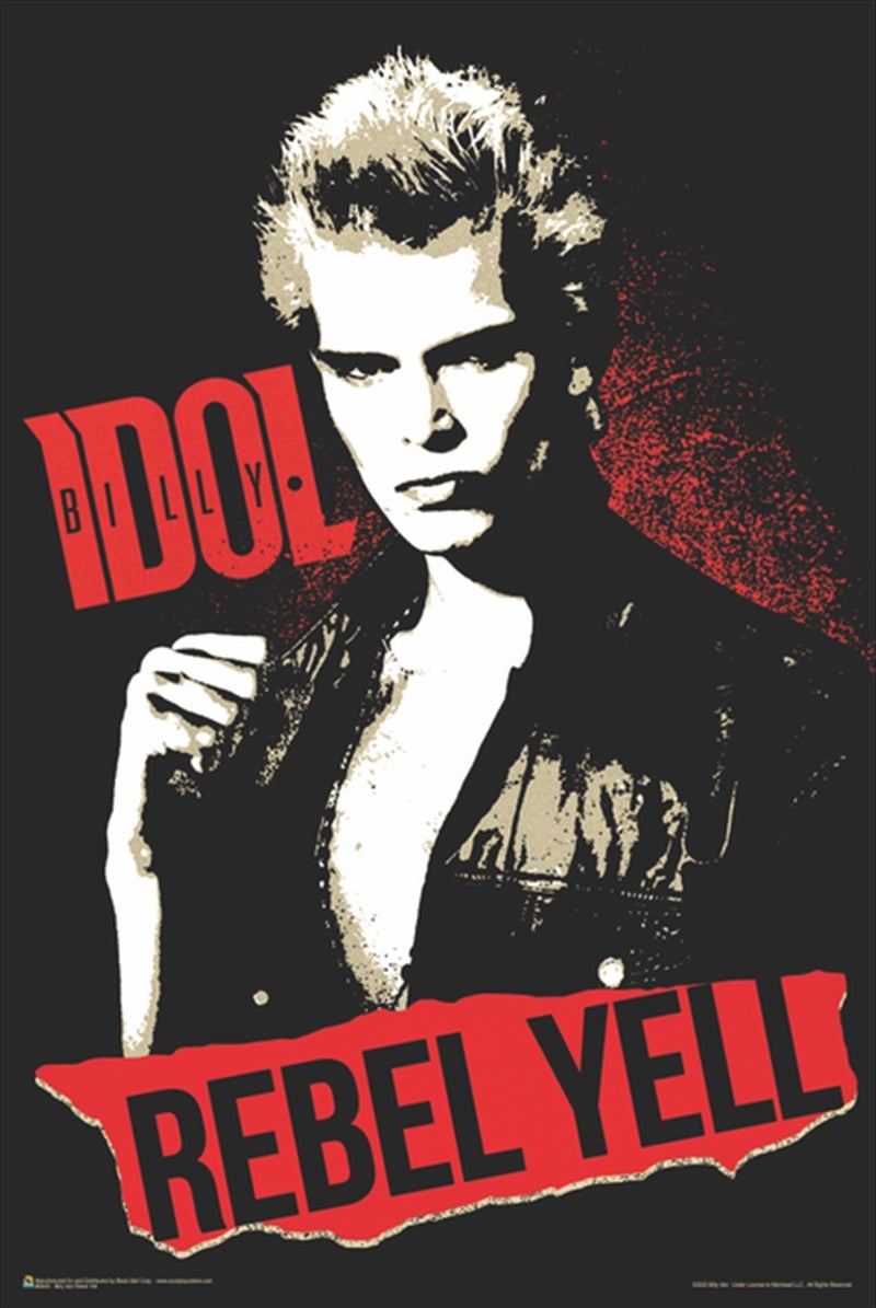 Buy billy-idol-rebel-yell-poster - MyDeal Australia