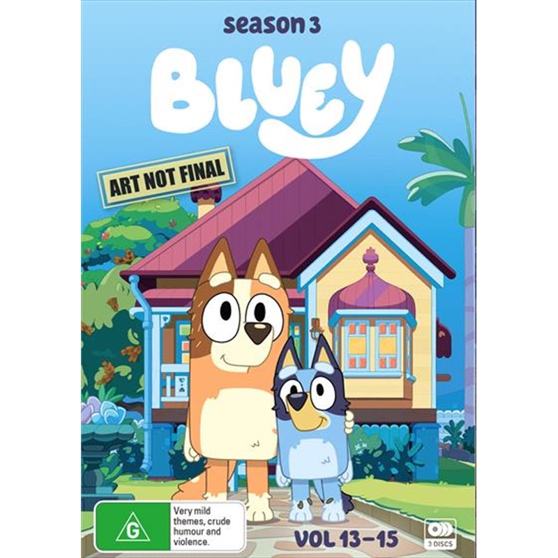 Buy Bluey - Season 2 - Vol 13-15 DVD - MyDeal