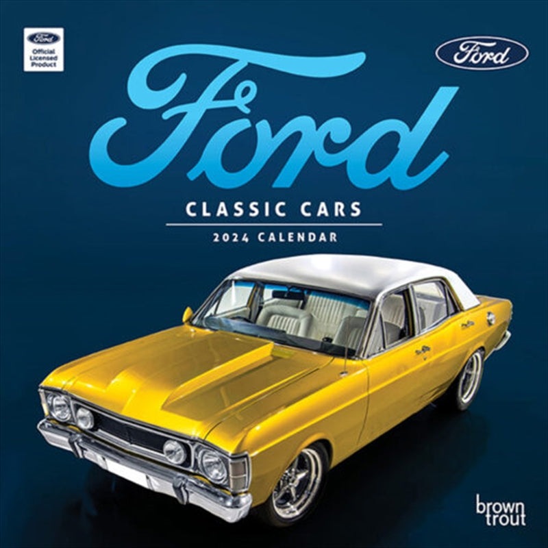 Buy Classic Ford Cars 2024 Square Calendar - MyDeal Australia