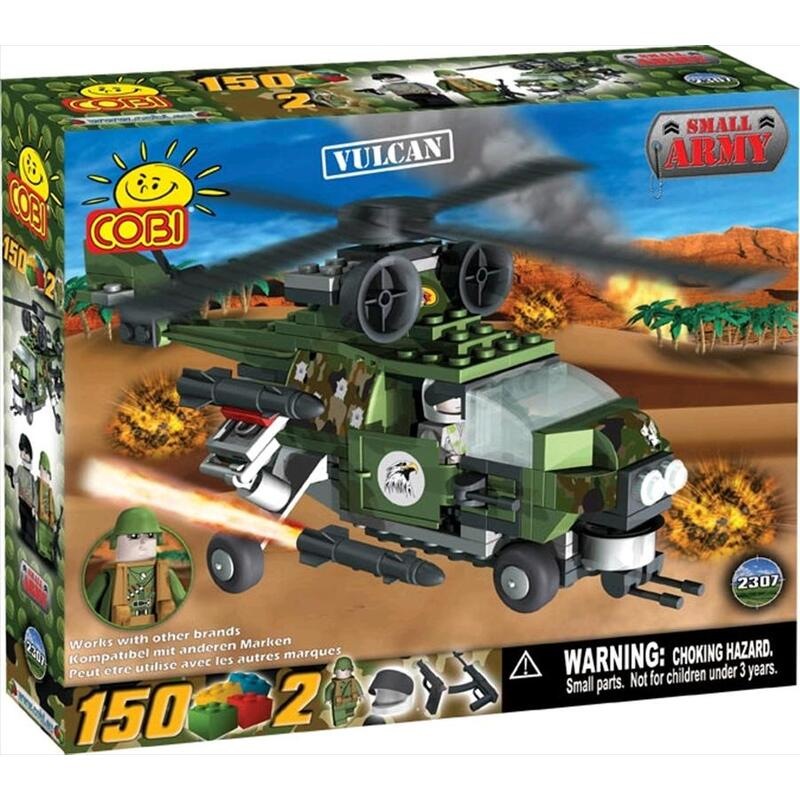 Buy Cobi: Small Army - 150 Piece Vulcan Military Helicopter ... Buy Cobi: Small Army - 150 Piece Vulcan Military Helicopter ...