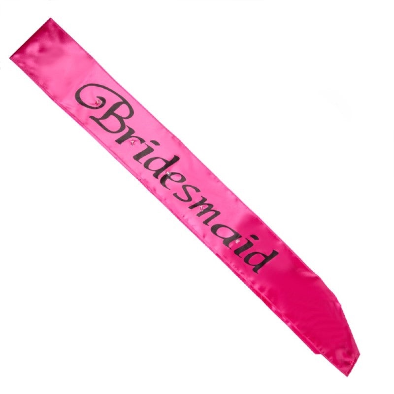 Hot Pink Bridesmaid Flashing Sash - MyDeal