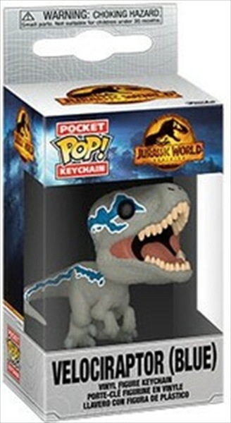 Buy Jurassic World 3 - Velociraptor Blue Pop! Keychain - MyDeal Australia