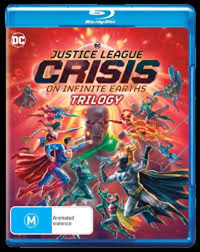 Buy Justice League - Crisis on Infinite Earths - Trilogy Blu-ray - MyDeal Australia
