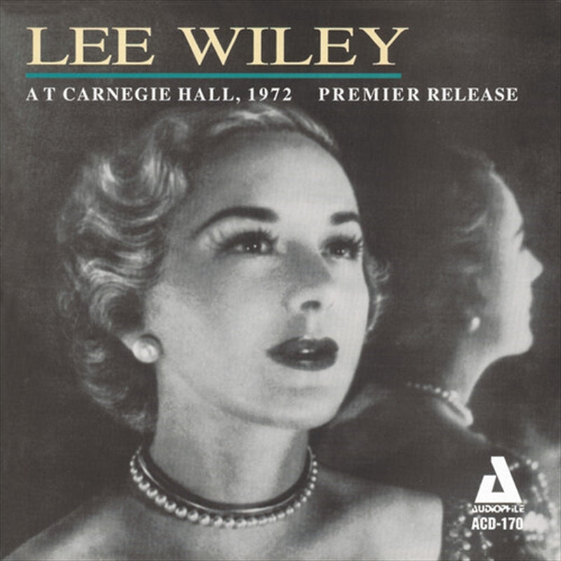 Buy Lee Wiley At Carnegie Hall 1972 CD - MyDeal Australia