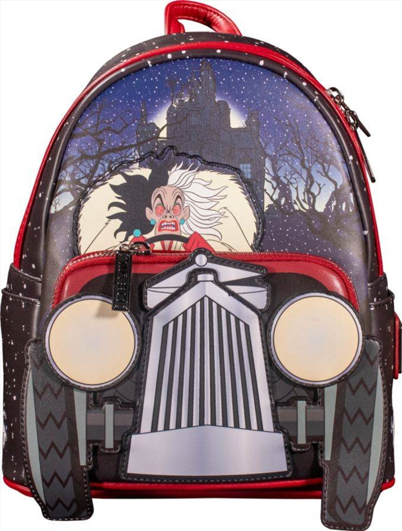 Buy Loungefly 101 Dalmatians (1961) - Cruella Car US Exclusive Mini ...