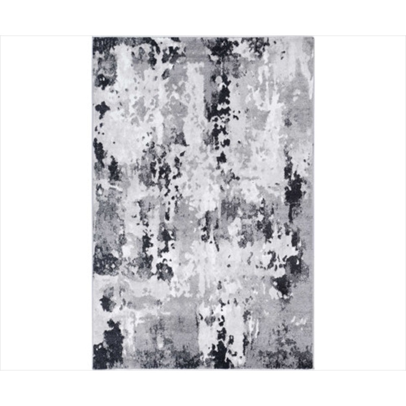 Buy Modern-Grey-Black-Rug-280x380cm - MyDeal