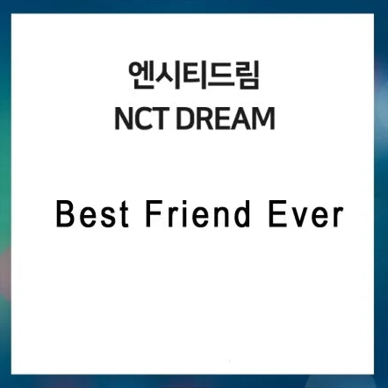 Buy Nct Dream Best Friend Ever Regular Edition CD - MyDeal Australia