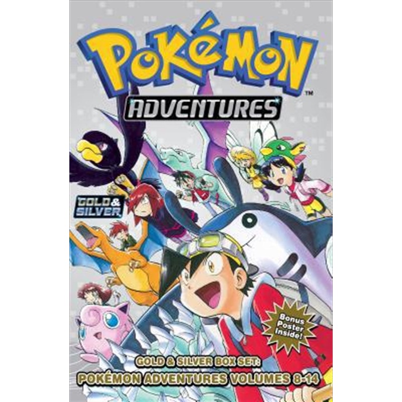 Buy Pokemon Adventures Gold Silver Box Set set Includes Vol 8 14 ...