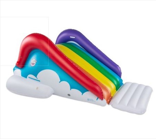 Buy Rainbow Pool Slide Outdoor toy - MyDeal Australia