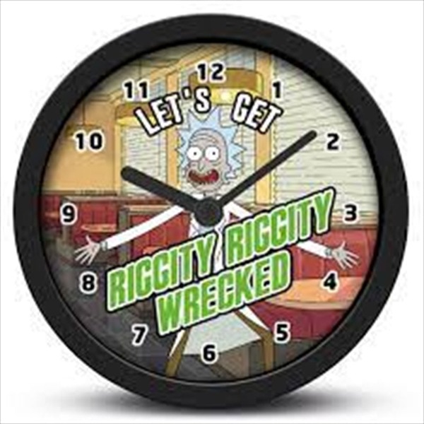 Buy Rick And Morty - Wrecked Desk Clock - MyDeal Australia