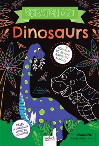 Buy Scratch Art Dinosaurs Colouring Book - MyDeal Australia