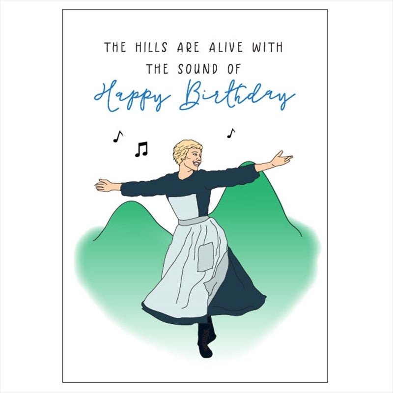 Buy Sound Of Music Birthday CArd - MyDeal
