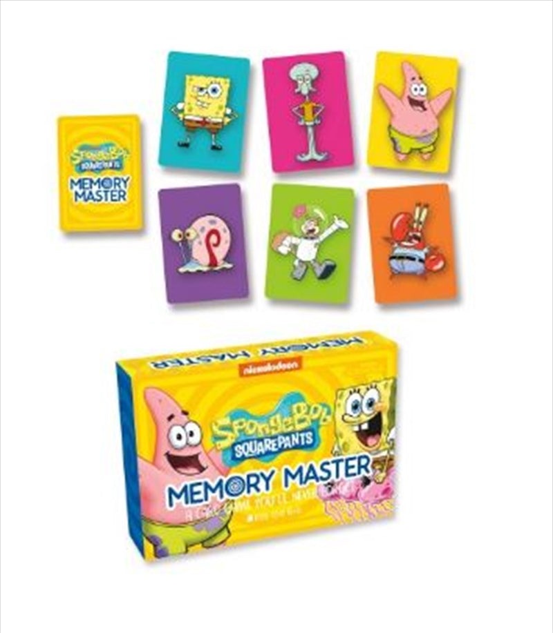 Buy Spongebob Memory Master-Card Game - MyDeal Australia