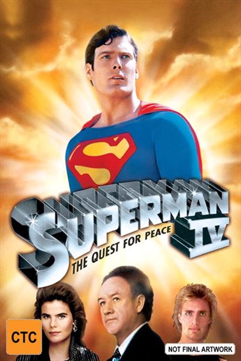 Buy Superman IV The Quest For Peace Blu ray UHD - MyDeal Australia
