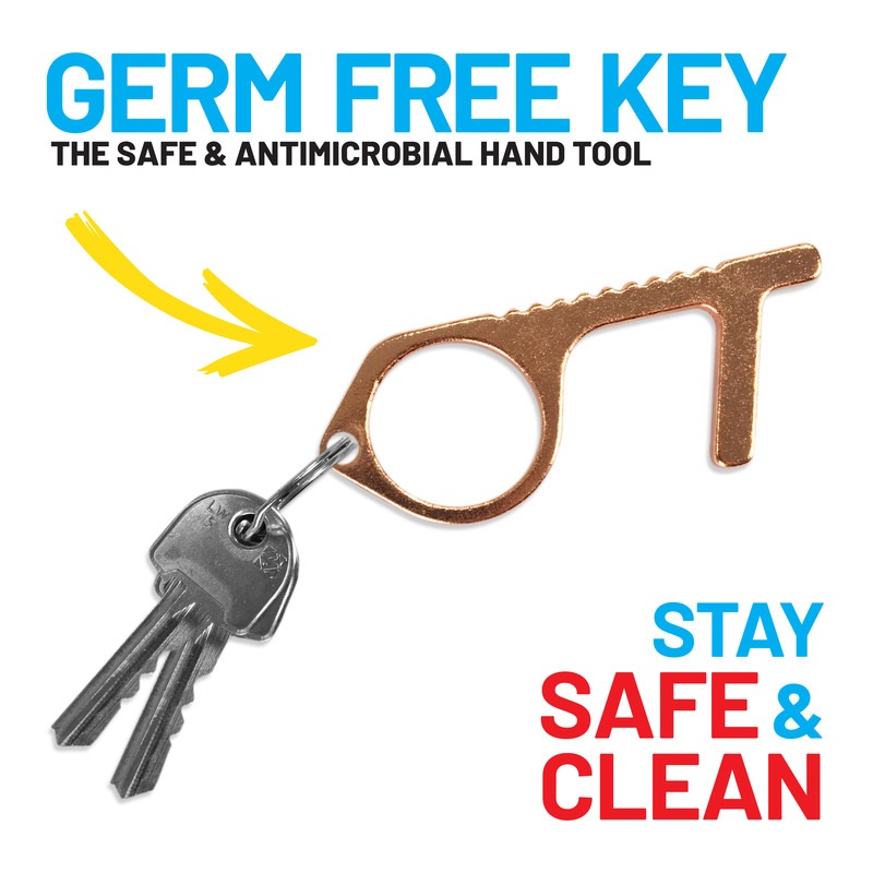 Buy Copper Germ Free Key, Contactless Clean Key, Hygiene, EDC ...