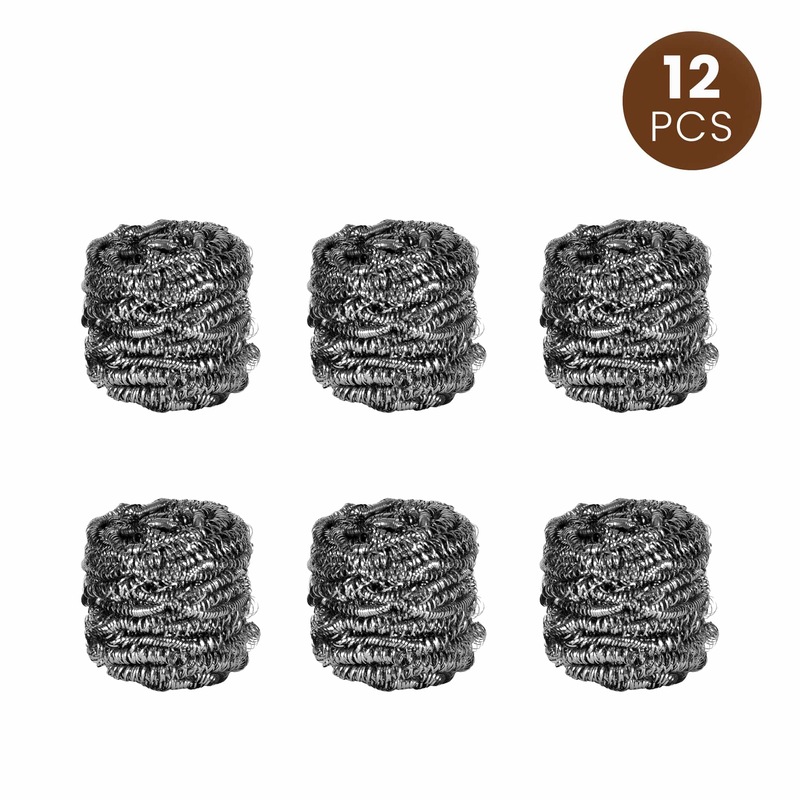 Buy STAINLESS STEEL SCOURERS 12 PACK - MyDeal