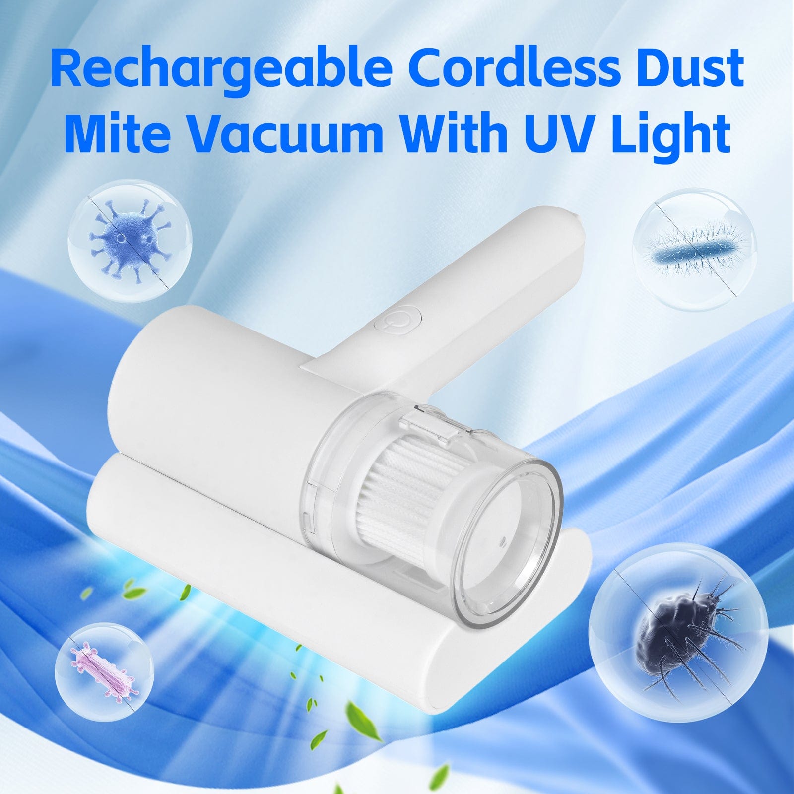 Buy UV-C Ultraviolet Light Cordless Dust Mite Vacuum - MyDeal Australia