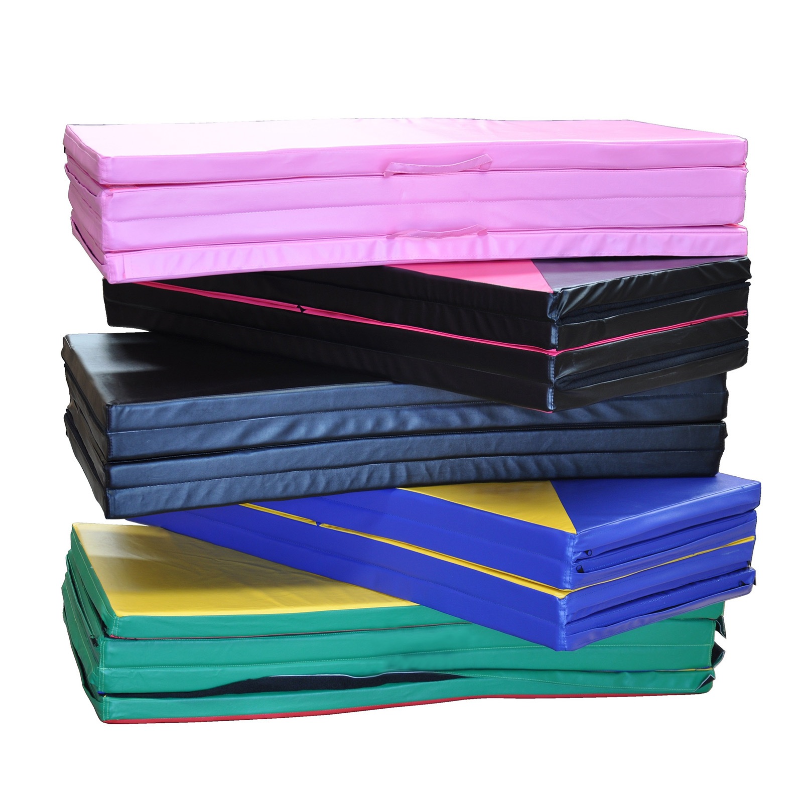 Buy 2.4m*1.2m*5cm Gymnastics Folding Mat - Gym Yoga Exercise Mat ...