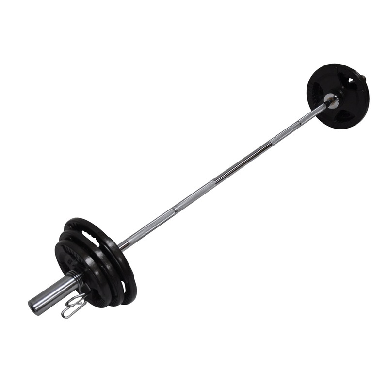Buy 57KG Total - 180cm OLYMPIC BARBELL BAR WEIGHT SET - A PAIR FREE ...