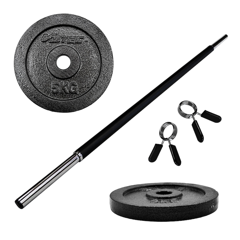 Buy Total 12kg - Aerobic Body Pump Barbell Weight Set - 140cm Foam ...