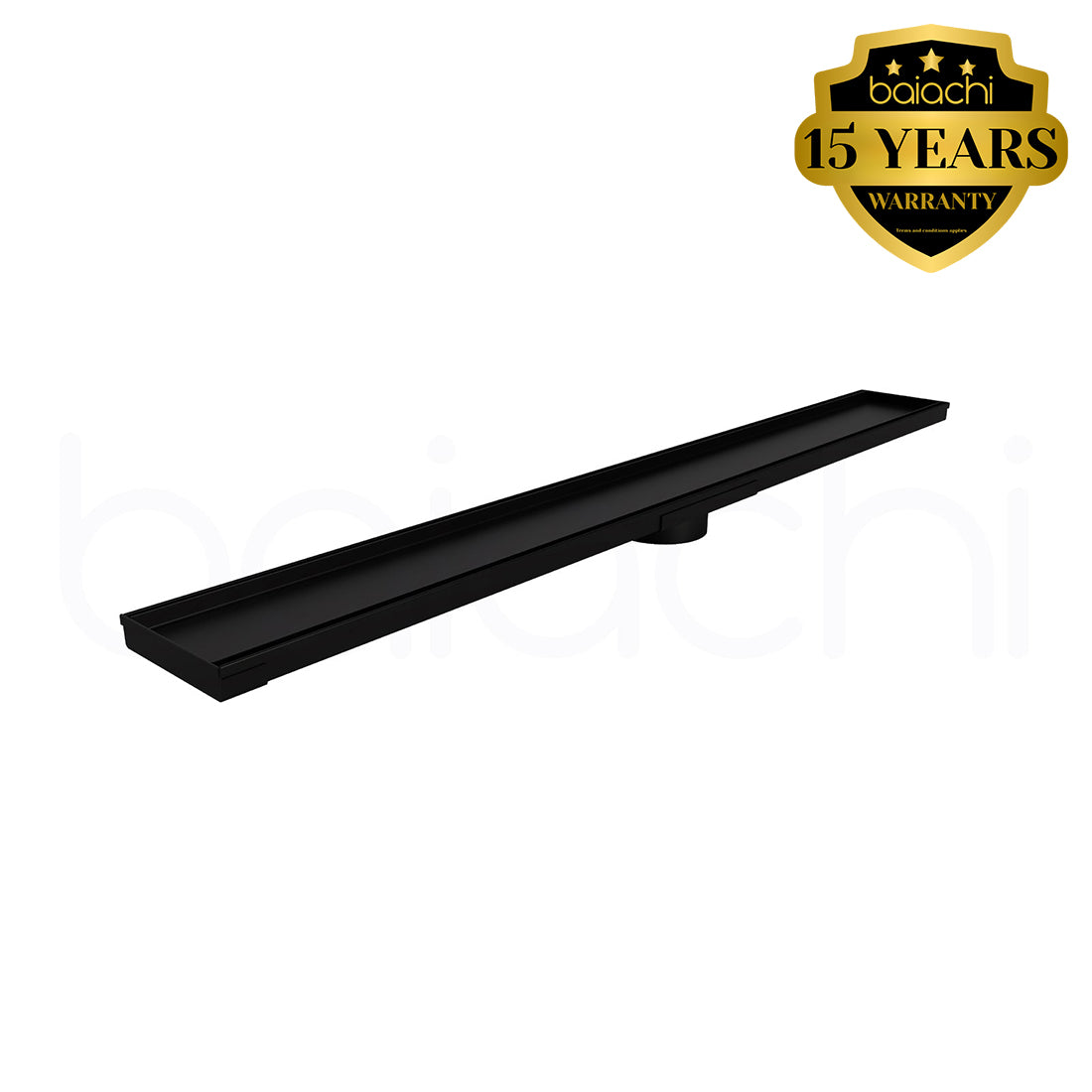 Buy 901-1200mm Linear Tile Insert Adjustable Floor Waste Matte Black ...