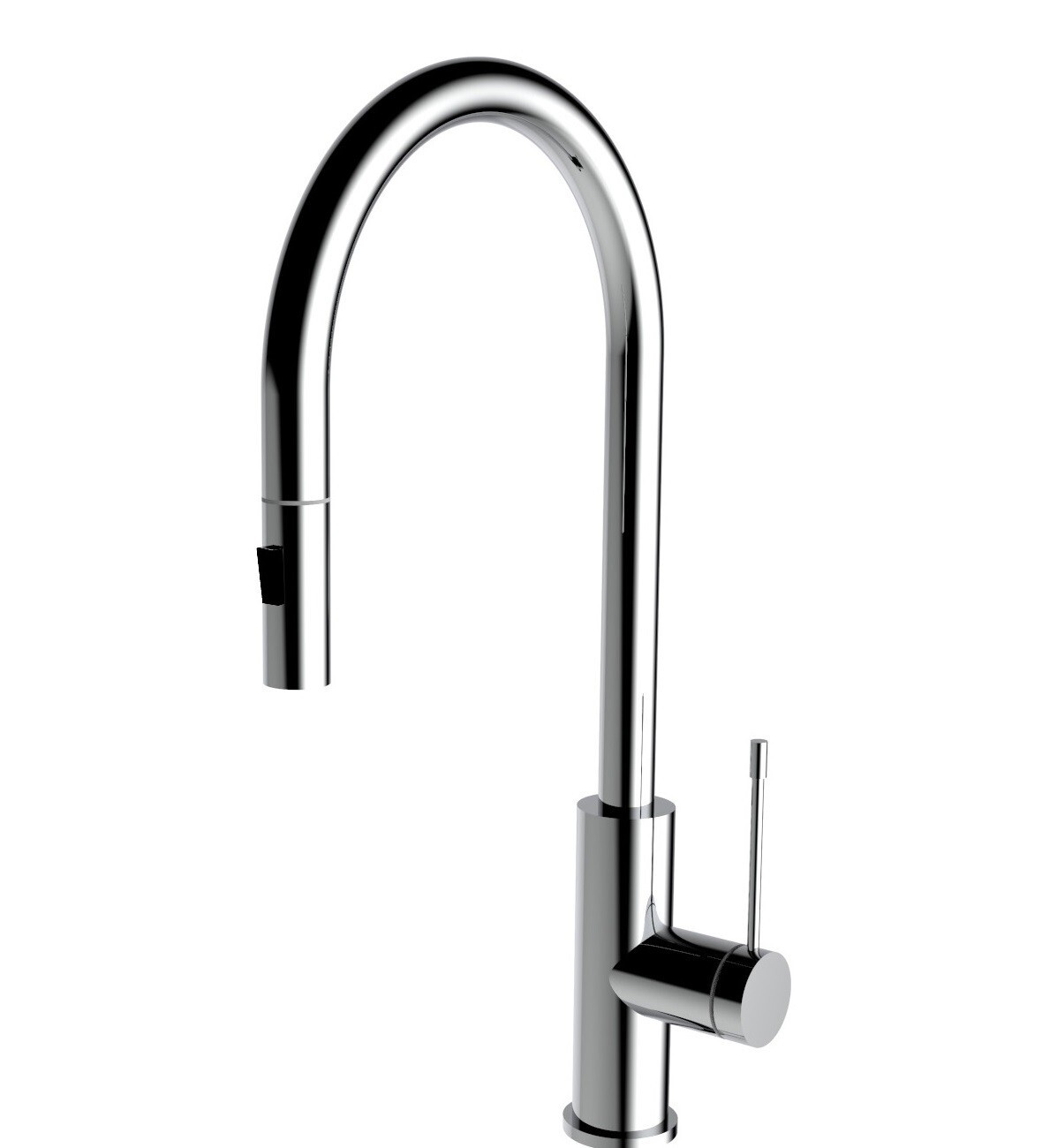 Buy Aziz-II Pull-Out Kitchen And Laundry Sink Mixer Chrome - MyDeal ...