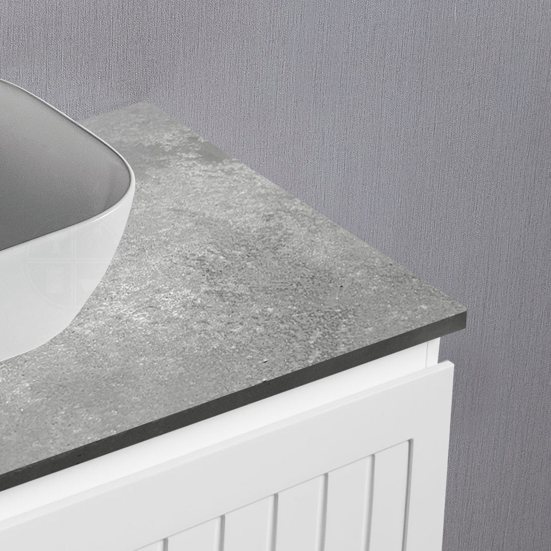 Buy Hampton 1500mm PVC Wall Hung Bathroom Vanity with Concrete Quartz ...