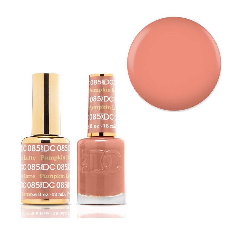 Buy DND 085 Pumpkin Latte - DC Collection Nail Gel & Lacquer Polish Duo ...