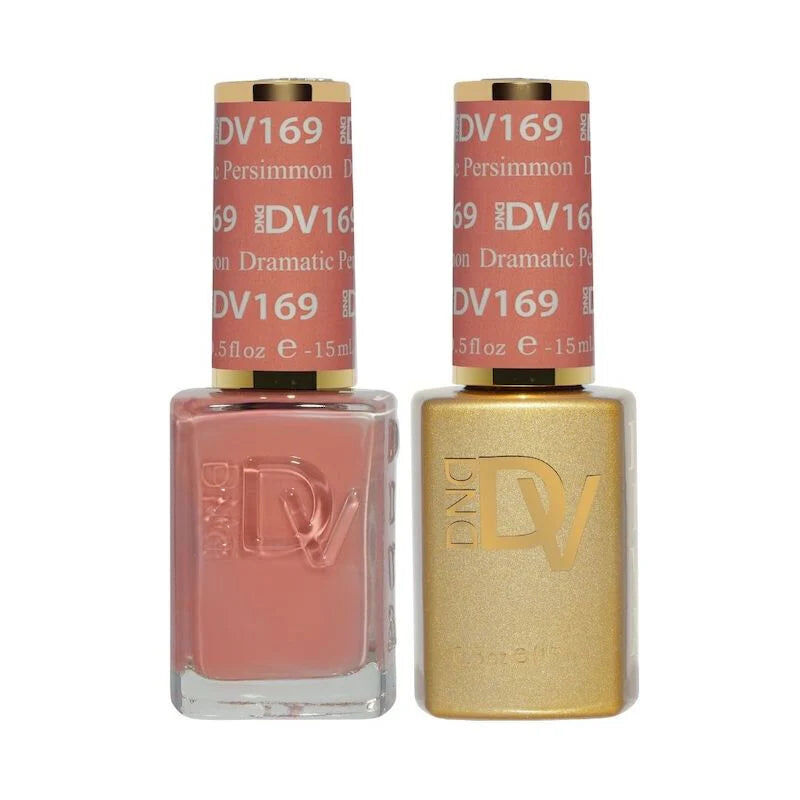 Buy DND DIVA - #169 Dramatic Persimmon - Nail Gel & Lacquer Polish Duo ...