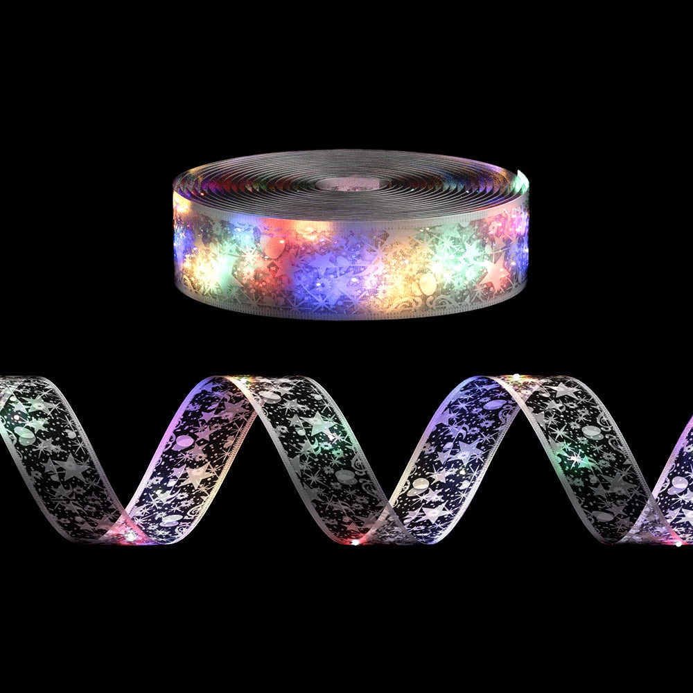 Buy 20M Christmas Lights Ribbon Fairy Light 200 LED Colored Jingle ...