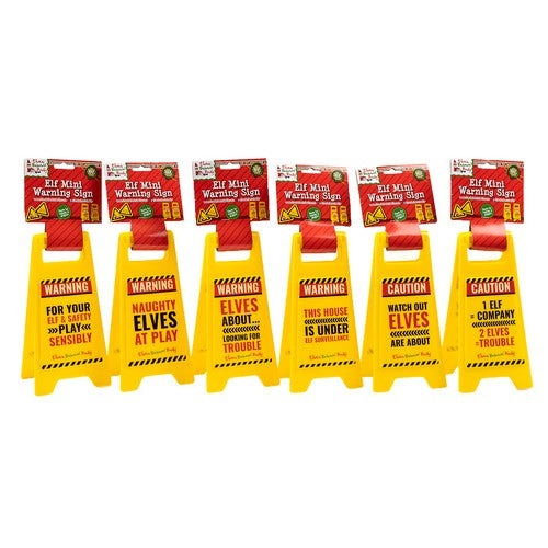 Buy Christmas Elves Behavin Badly Mini Warning Sign - DIDN'T MIGRATE ...