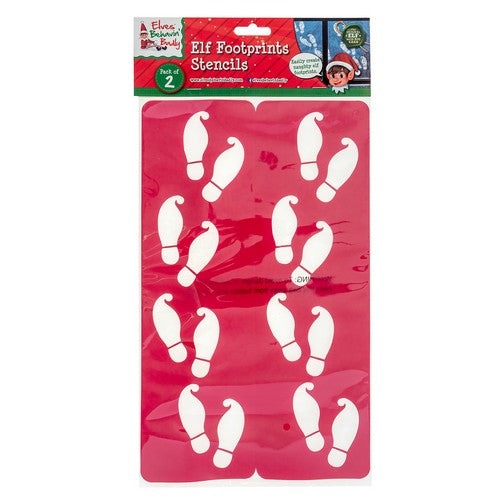 Buy Chrstmas Elves BB Elf Footprint Stencil - MyDeal Australia