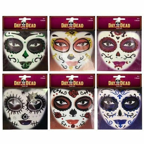 Buy Halloween Day of the Dead - Face Art - MyDeal Australia