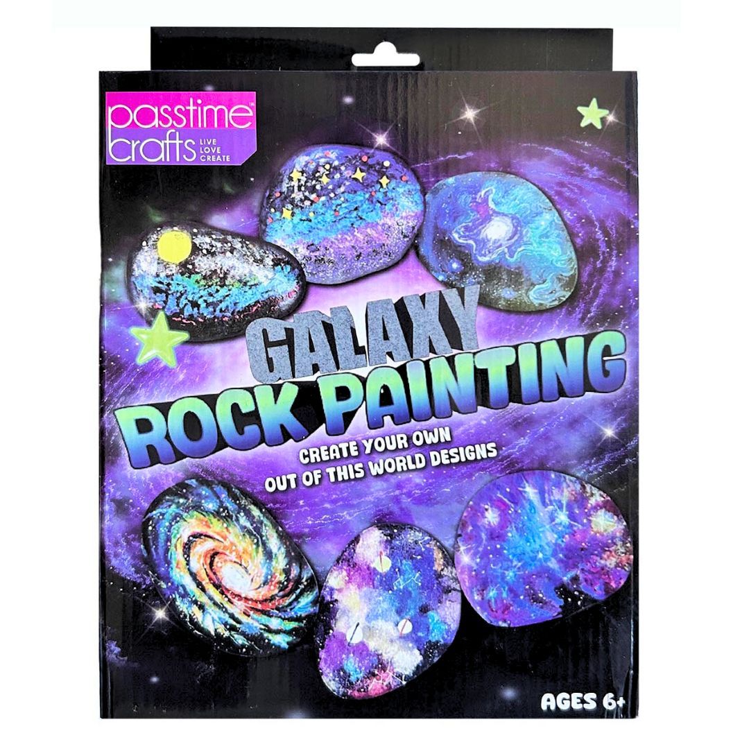 Buy DIY Art Set - Galaxy Rock Painting - MyDeal Australia