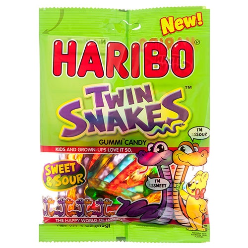 Buy Haribo - Gummy Twin Snakes - MyDeal Australia