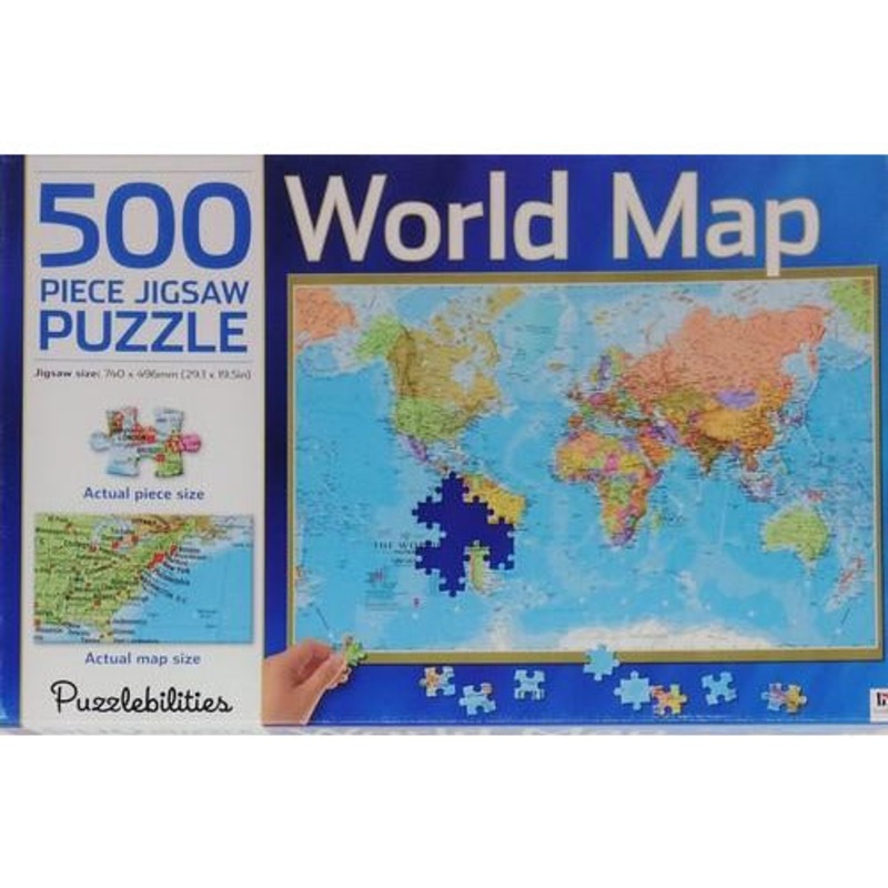 Buy Jigsaw Puzzle World Map - MyDeal