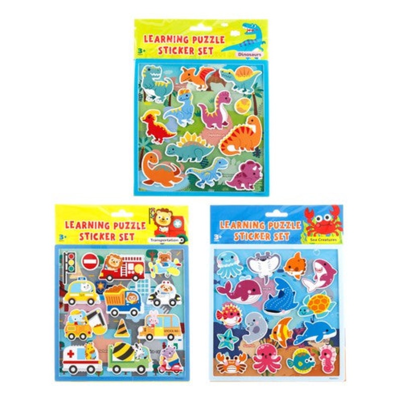 Buy Kids Learning Puzzle Sticker Set - MyDeal