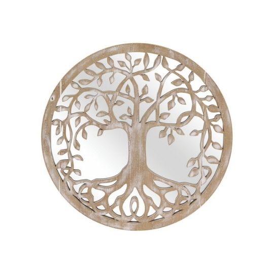 Buy Round Tree Of Life Mirror 30cm - MyDeal Australia