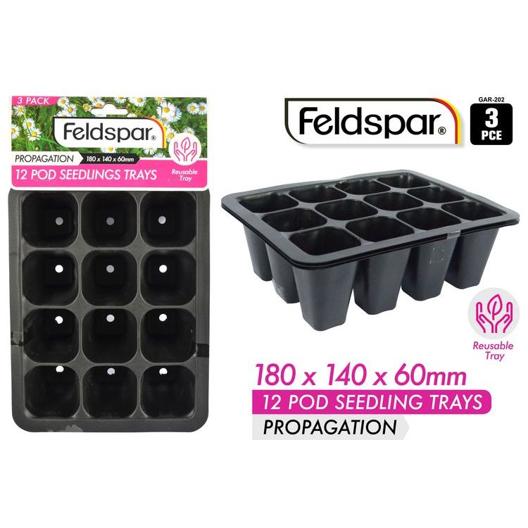 Buy Seedling Pots - 12 Pod - MyDeal Australia