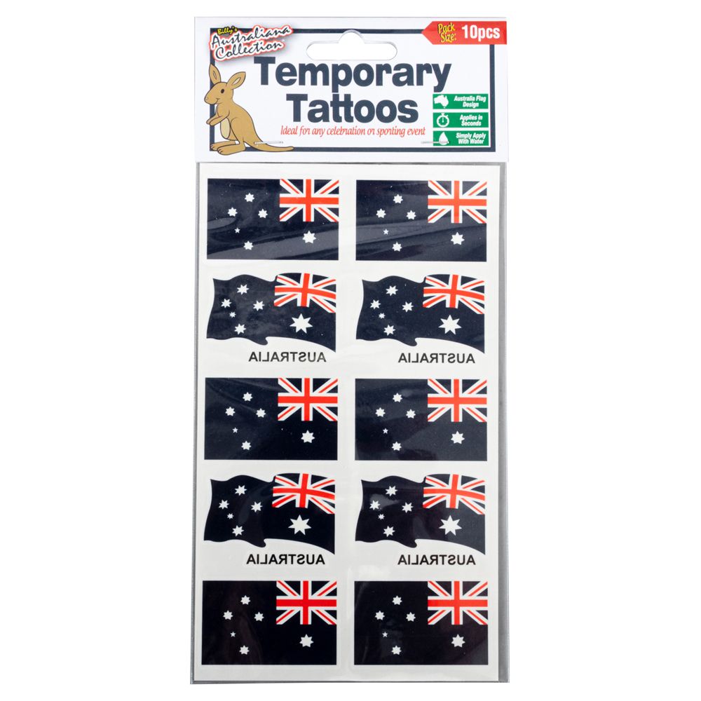 Buy Tattoos Australian Flag - MyDeal Australia