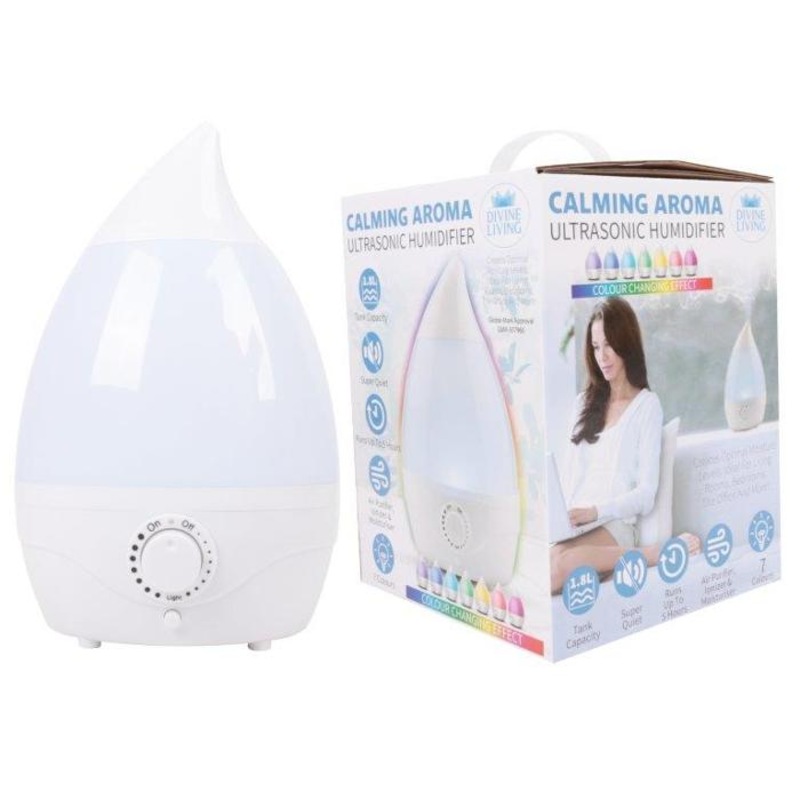 Buy Ultrasonic Humidifier Colour Changing - MyDeal
