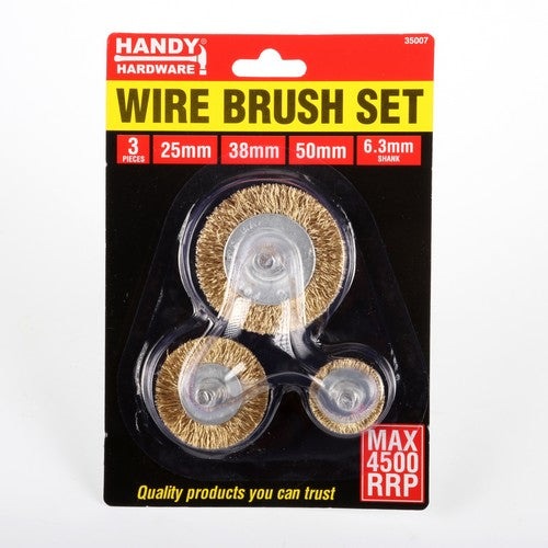 Buy Round Wire Brush Set - Small - MyDeal Australia
