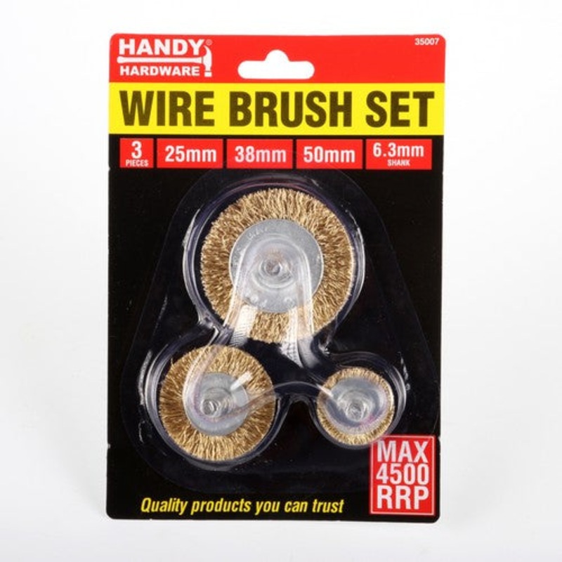 Buy Round Wire Brush Set - Small - MyDeal